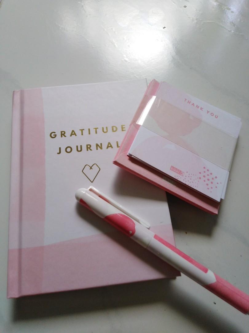 Kikki K Gratitude Journal Pink, Hobbies & Toys, Stationery & Craft ...
