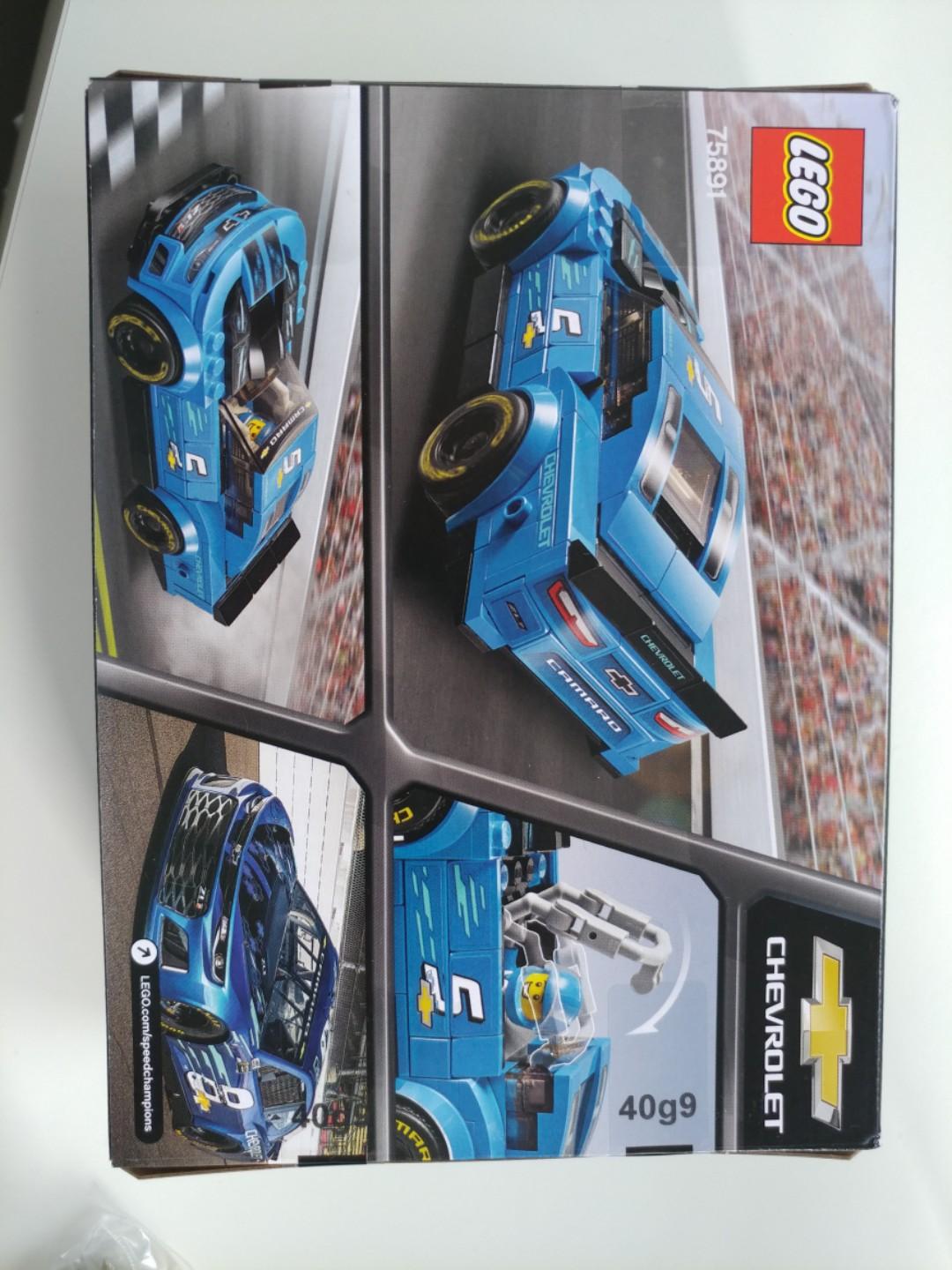 LEGO Speed Champions Chevrolet Camaro ZL1 Race Car 75891 Building Kit ...