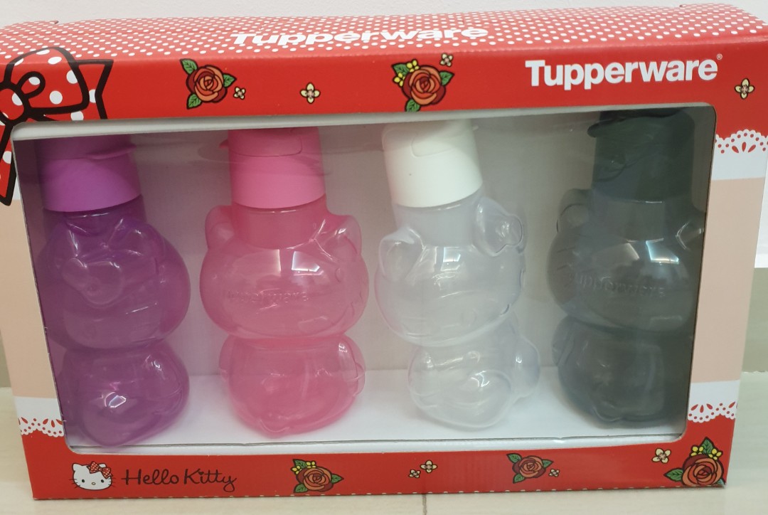 Limited edition Tupperware Hello Kitty, Furniture & Home Living ...