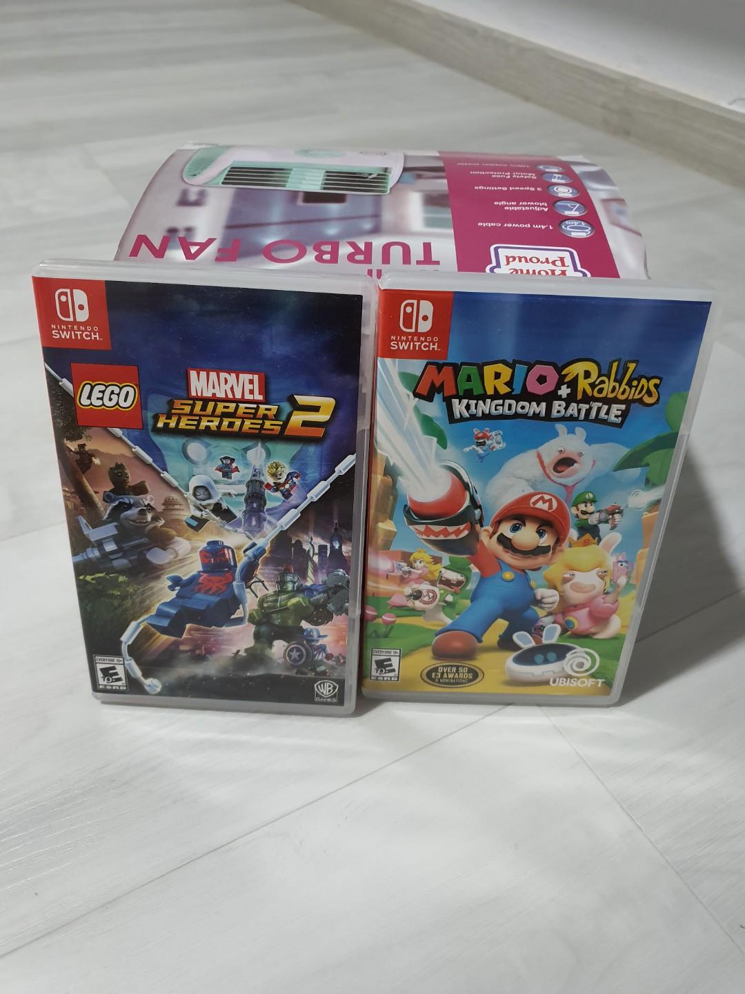 Mario Rabbids + Marvel Legos Super Heros 2, Video Gaming, Video Games ...