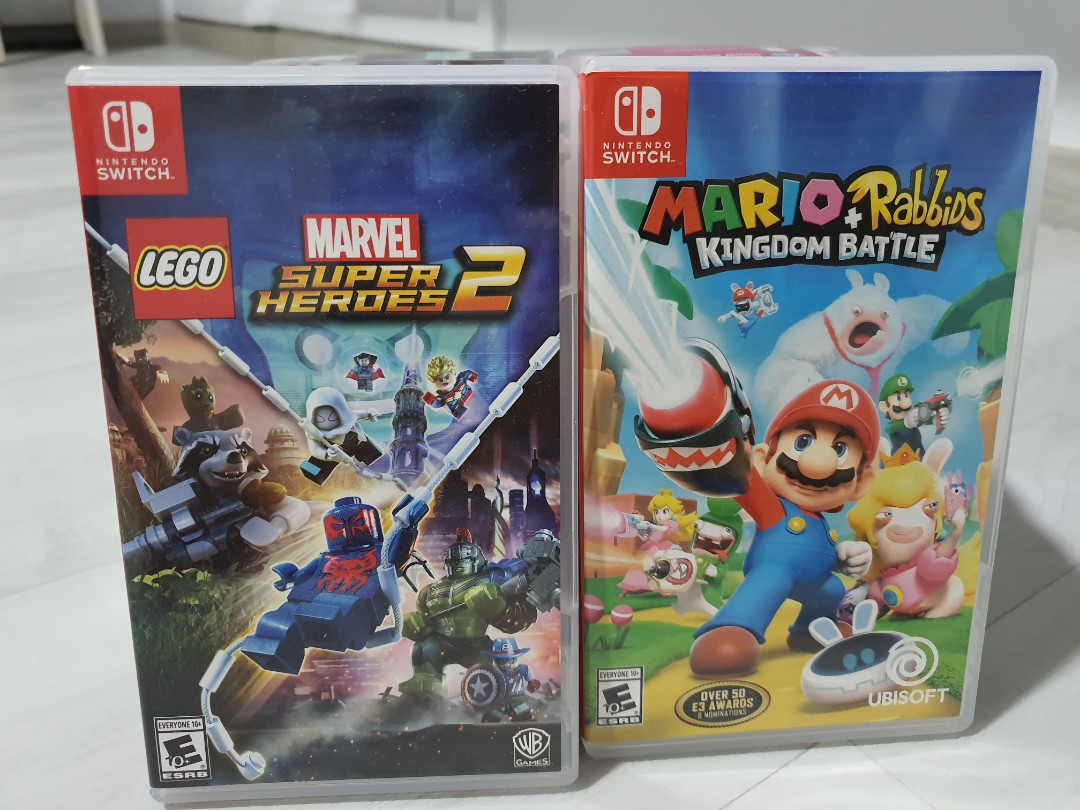 Mario Rabbids + Marvel Legos Super Heros 2, Video Gaming, Video Games ...