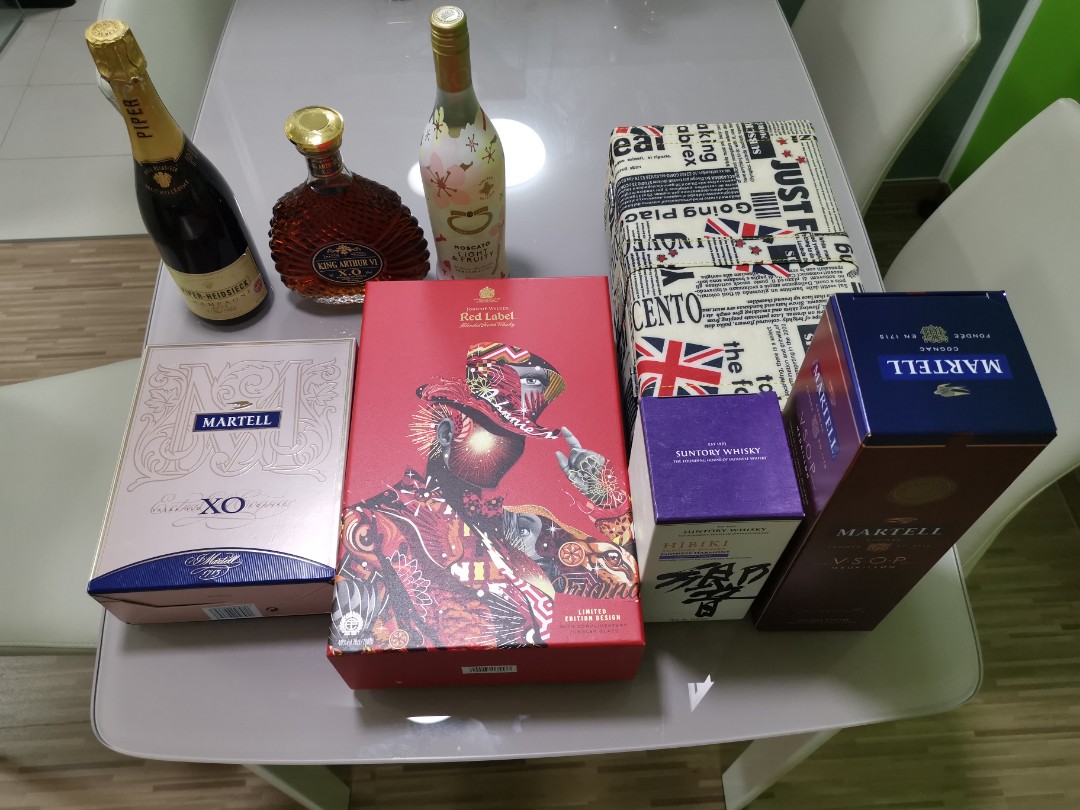 Martell xo HIBIKI red wine piper johnnie walker red label moscato King ...
