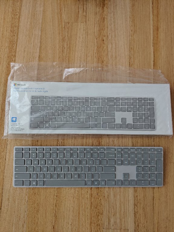 Microsoft Modern Keyboard with Fingerprint ID, Electronics, Computer ...