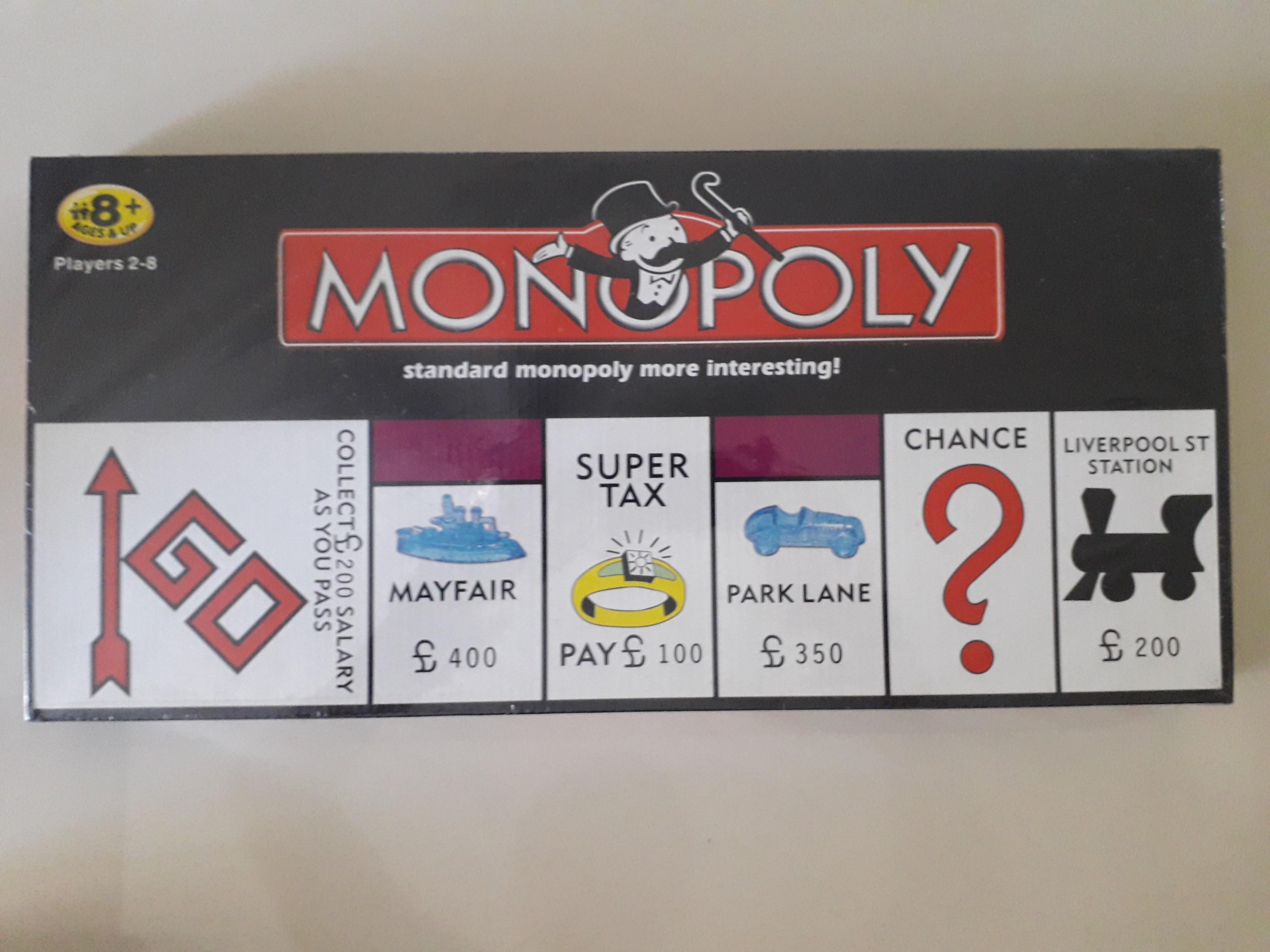 Standard Monopoly Board
