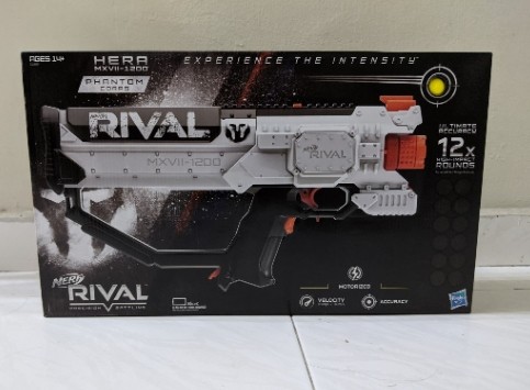 Nerf Rival Hera MXVII 1200 White Combat Blaster, Hobbies & Toys, Toys ...