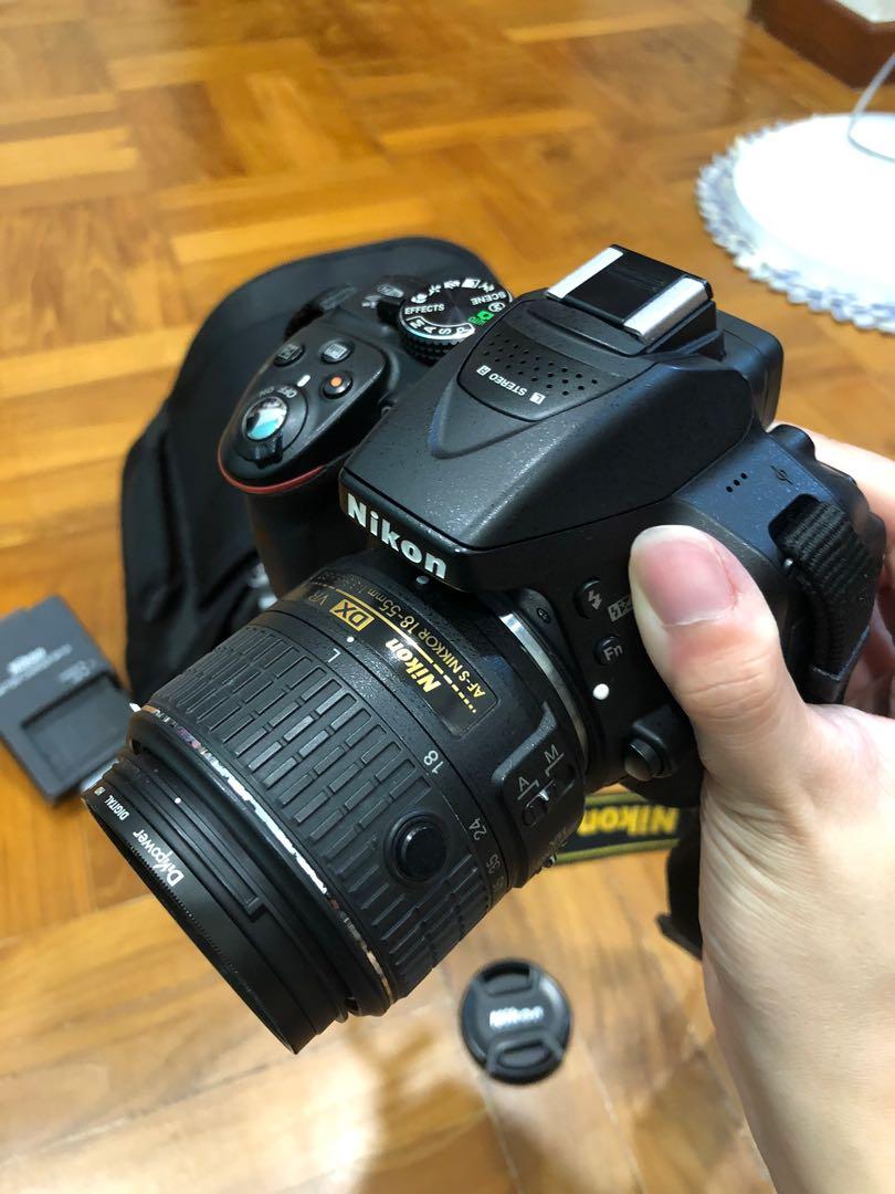 Nikon DSLR D5300 w 18-55mm kit lens, Photography, Cameras on Carousell