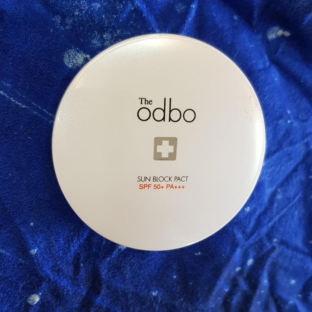Odbo SPF50+ Sun Block Pact, Beauty & Personal Care, Face, Face Care Products on Carousell