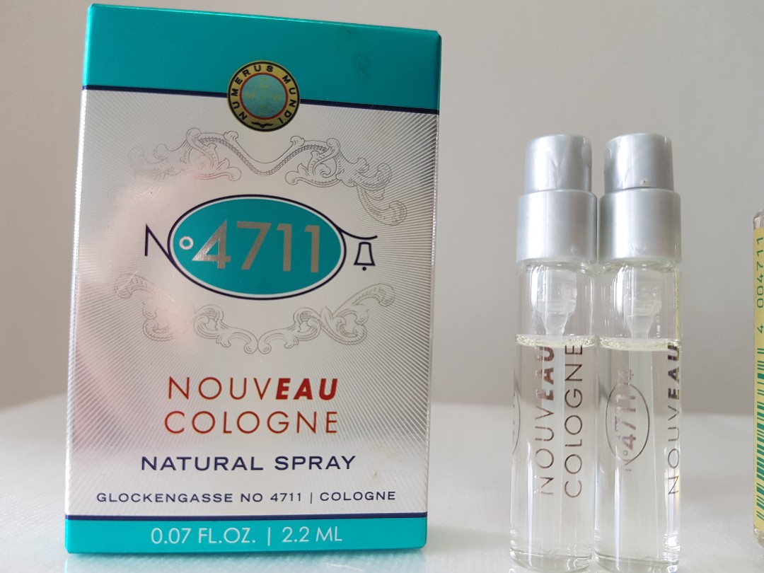 Original No. 4711 Eau de Cologne + Spray sample set, Beauty & Personal ...