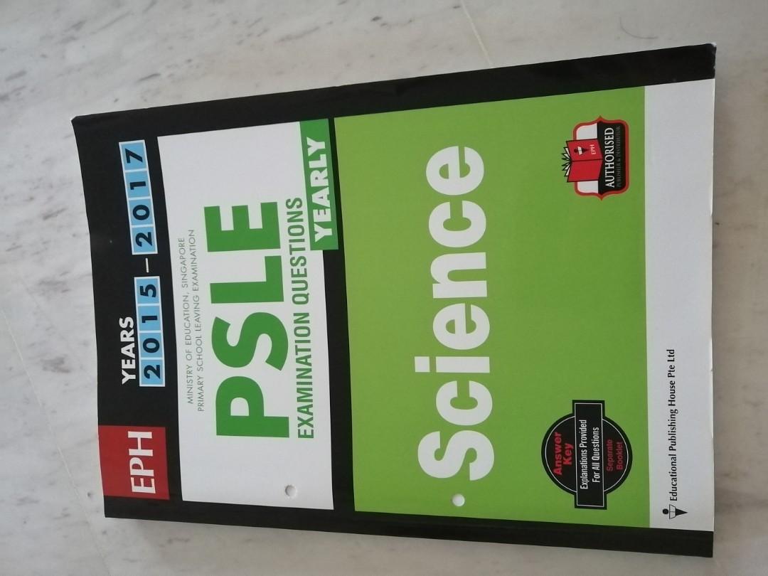 Psle primary school science yearly booklet (2015-2017), Hobbies & Toys ...