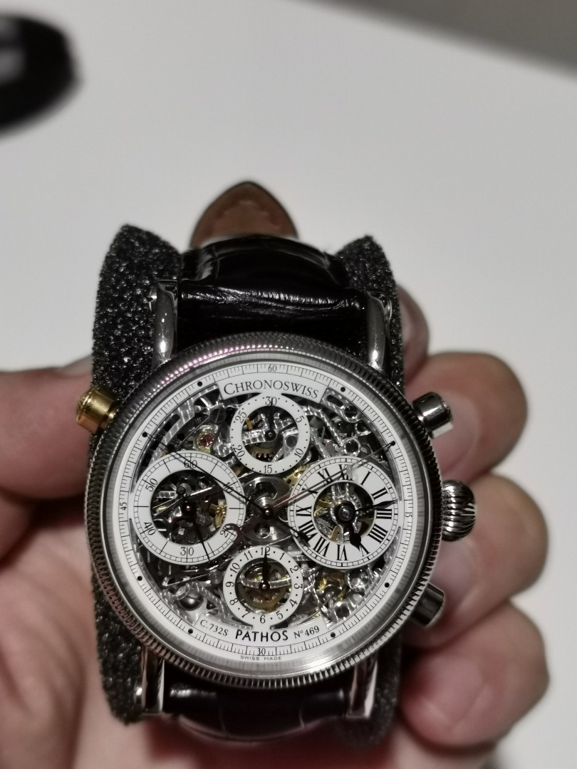 Rare Pathos C732S RATTRAPANTE WATCH BY Chronoswiss branded watch ...