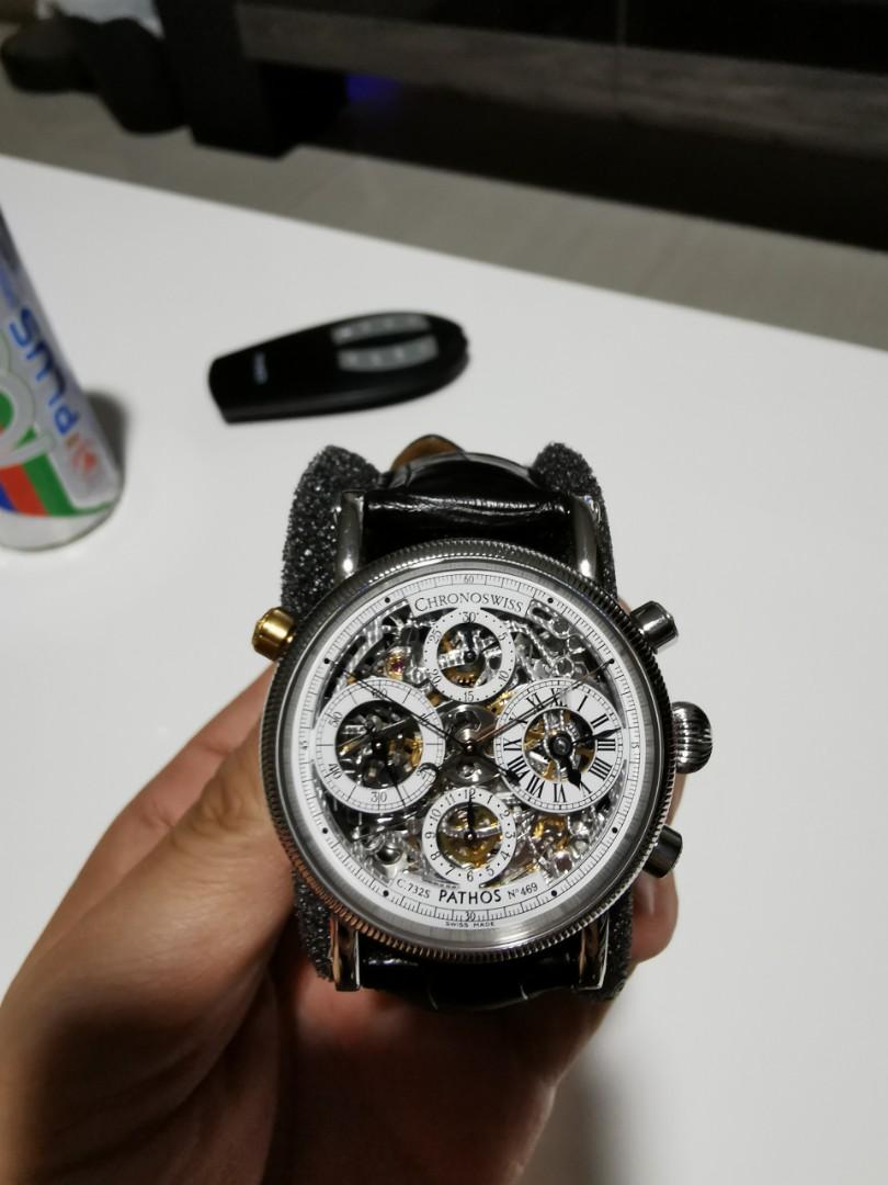 Rare Pathos C732S RATTRAPANTE WATCH BY Chronoswiss branded watch ...