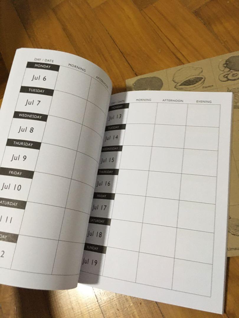 (Free)Recipe and 2020 calendar Notebook, Hobbies & Toys, Stationery ...