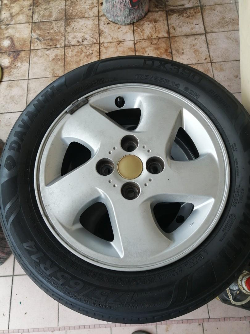 rim myvi + tayar, Auto Accessories on Carousell