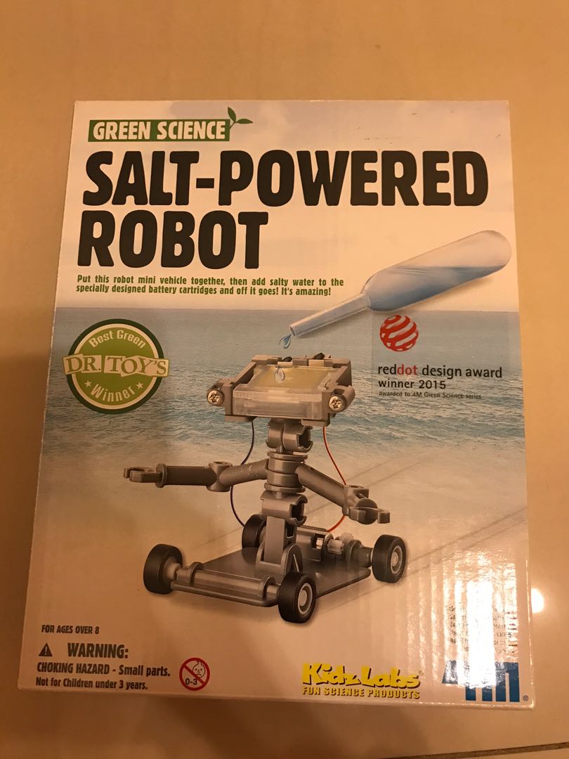 Salt Powered Robot, Hobbies & Toys, Toys & Games on Carousell