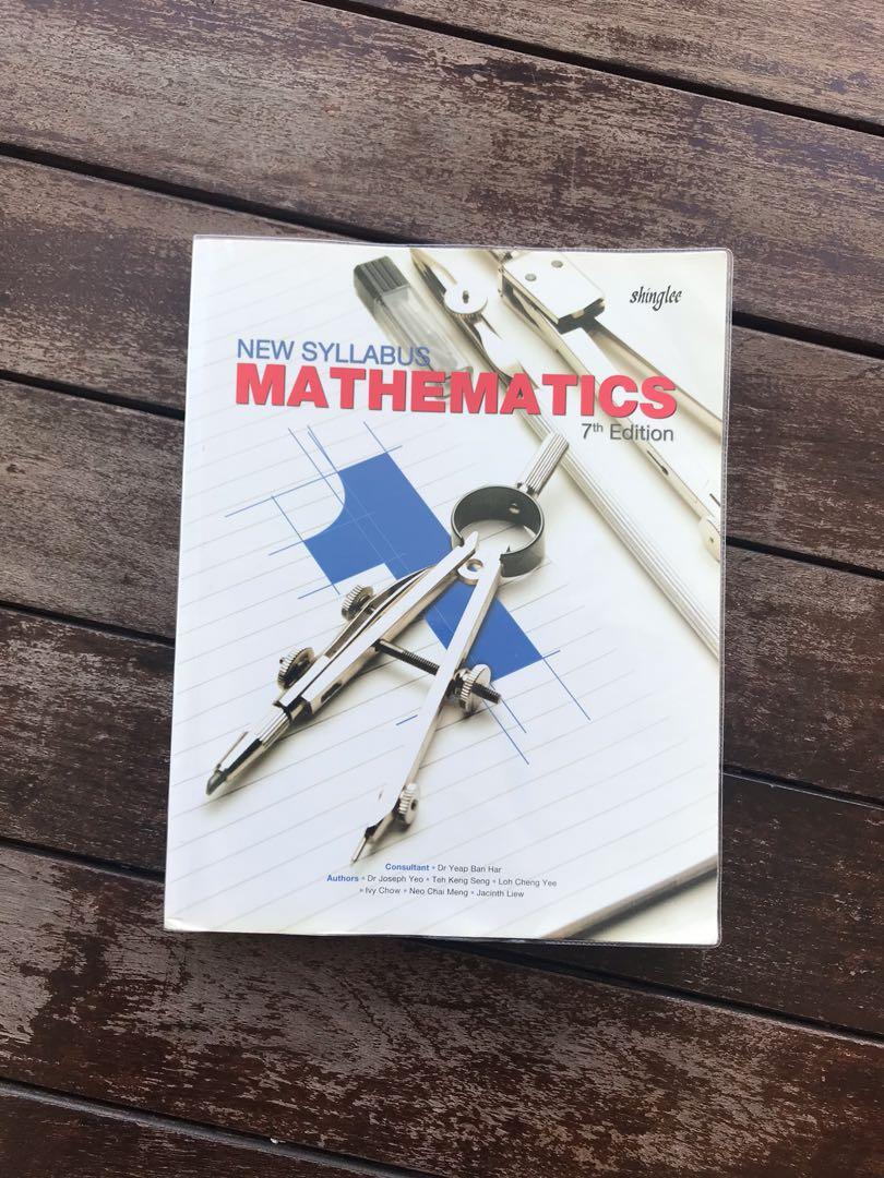 Sec 1 Math Textbook, Hobbies & Toys, Books & Magazines, Textbooks on ...