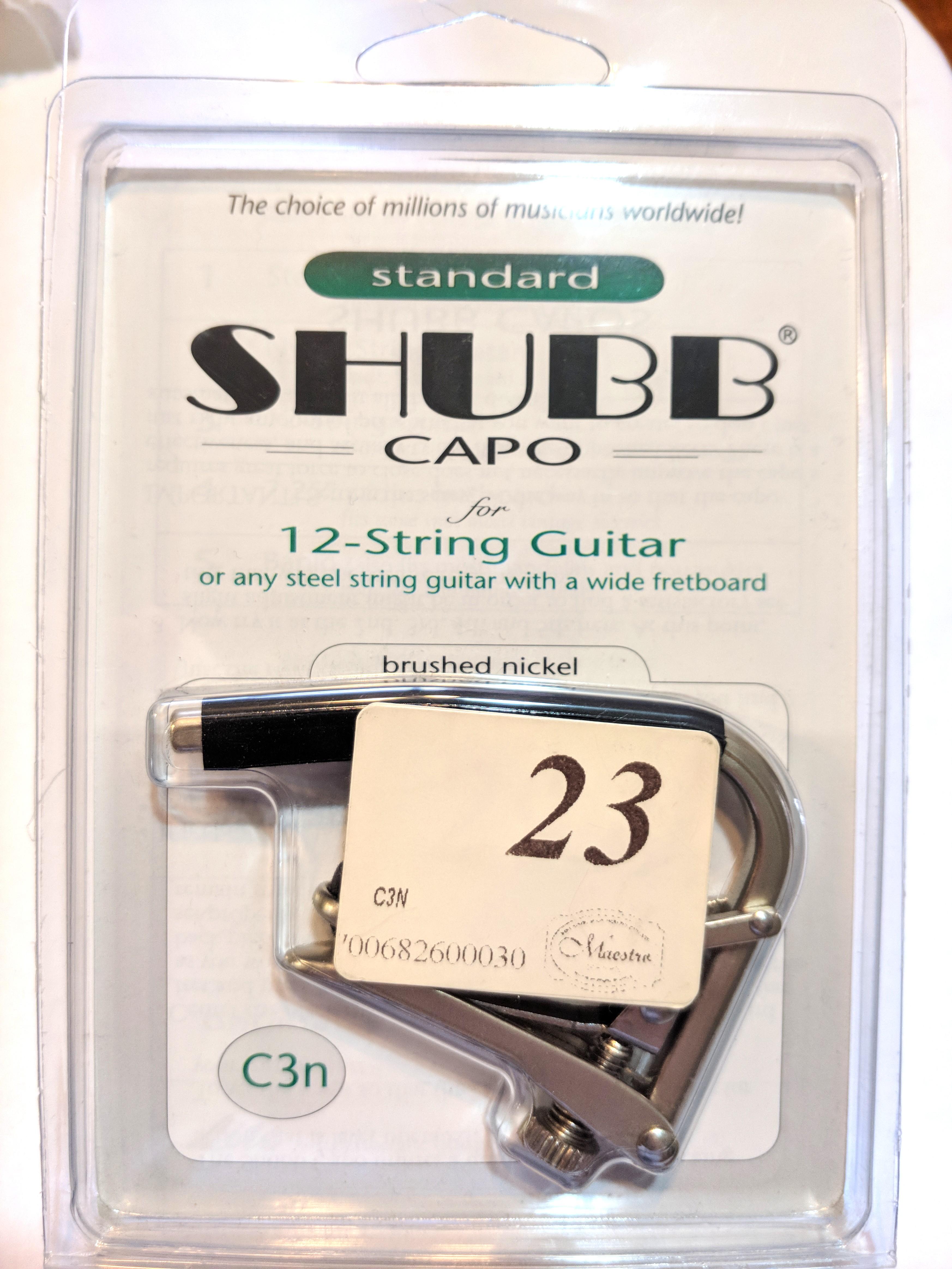 Shubb 12-string Guitar Capo, Hobbies & Toys, Music & Media, Music Accessories on Carousell