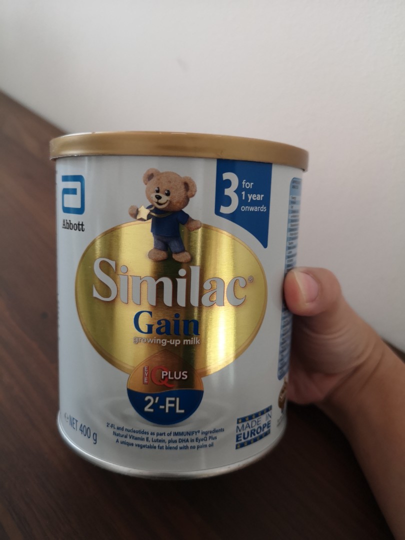 Similac Gain IQ Stage 3 400g, Babies & Kids, Nursing & Feeding, Weaning ...