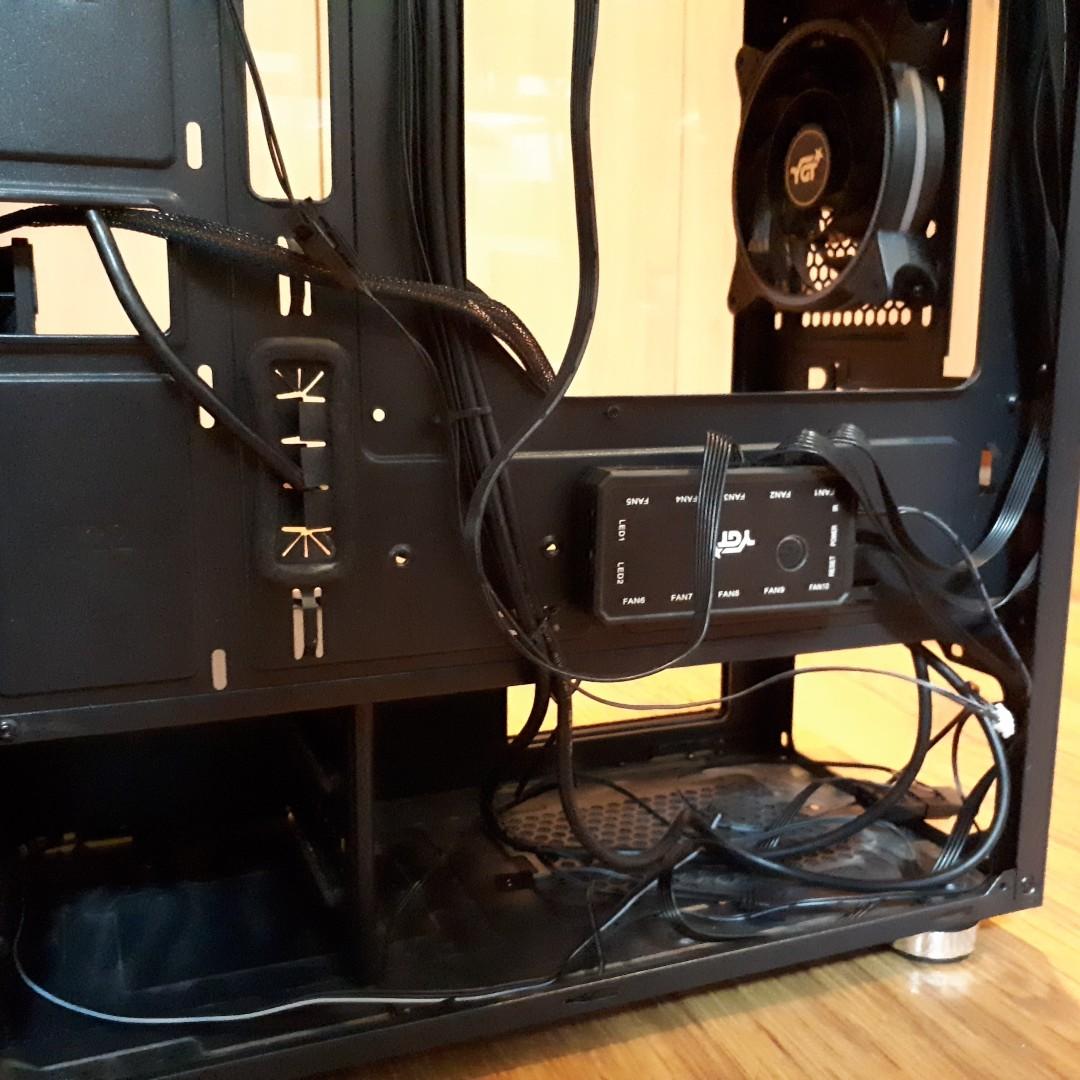 Tecware M3 micro rgb tempered glass MATX case, Computers & Tech, Parts ...