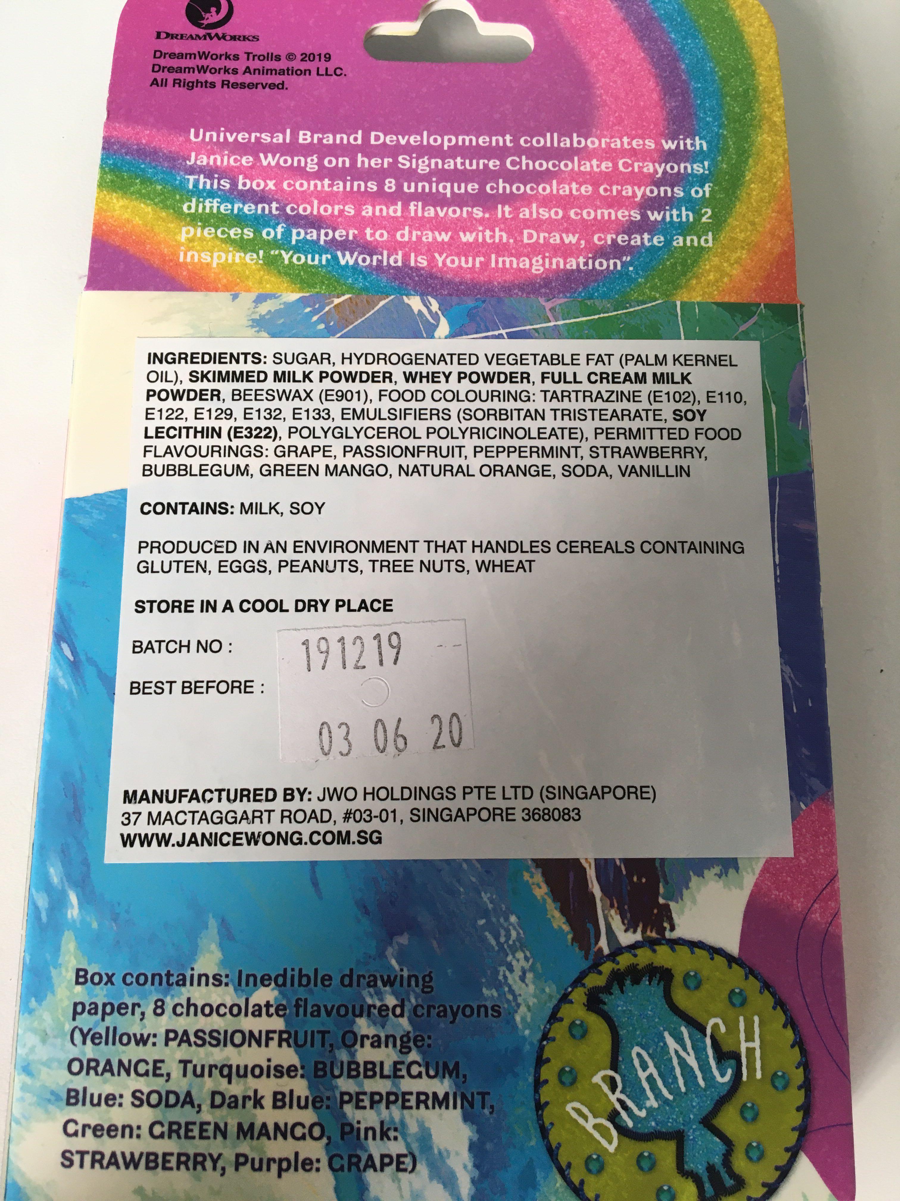 Trolls Edible Crayons, Everything Else on Carousell