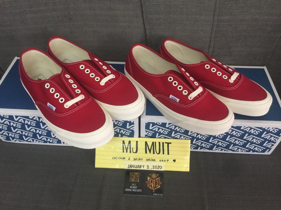 Vans Vault Chili Pepper, Men's Fashion, Footwear, Sneakers on Carousell