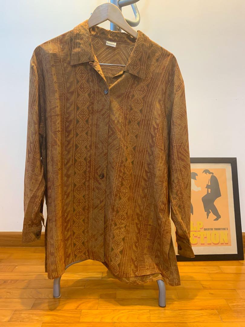 Vintage Collar Shirt, Men's Fashion, Tops & Sets, Tshirts & Polo Shirts ...