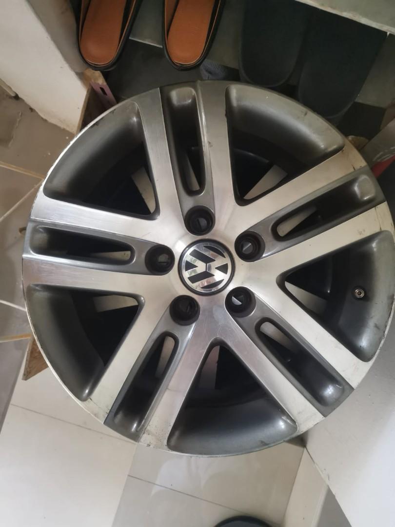 VW 16 Inch Rims, Car Accessories, Tyres & Rims on Carousell