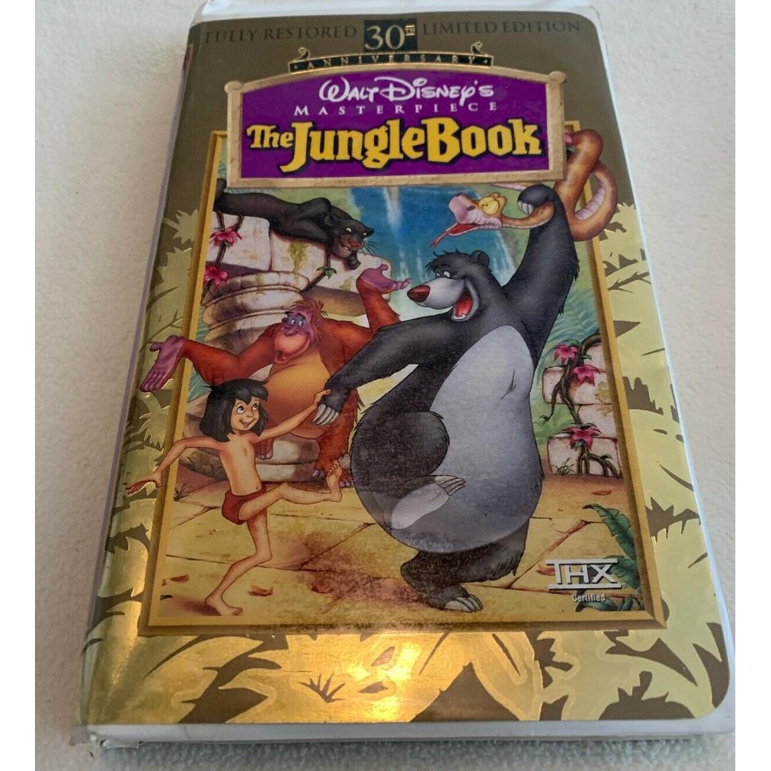Walt Disney's Masterpiece: The Jungle Book VHS#11070/ 30th Anniversary ...