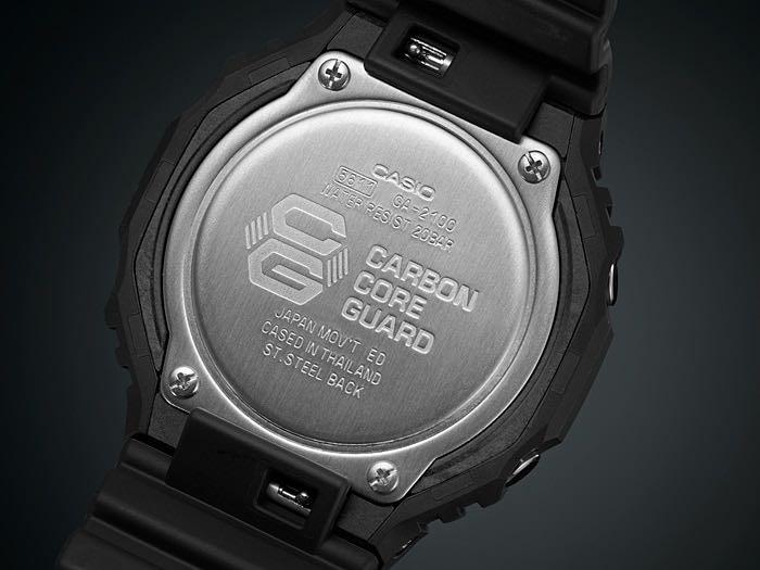 100% Authentic New Casio G-Shock Stealth Black Carbon core guard GA ...