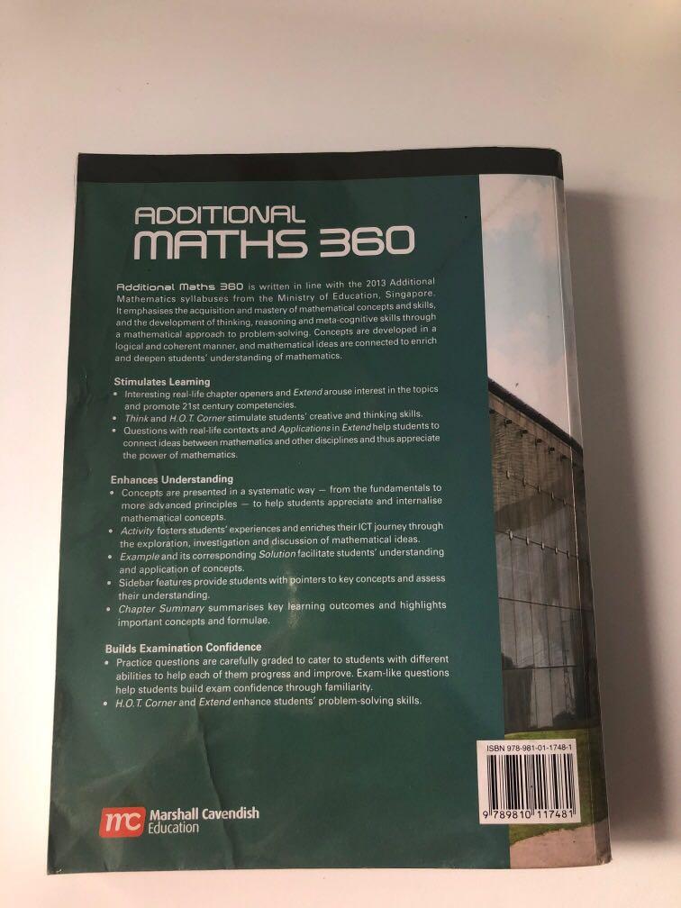Additional Maths 360 Textbook on Carousell