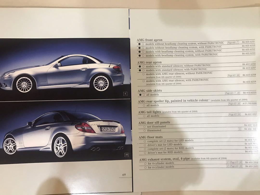 AMG Rear Lamp set for Mercedes Benz SLK R171, Auto Accessories on Carousell