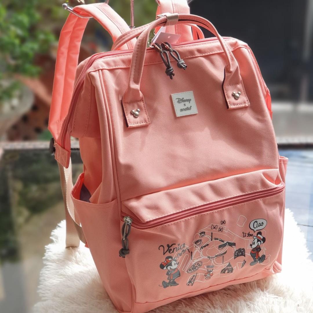 Anello Backpack Large Mini Mickey x Anello DT-G008 - Pink, Women's ...