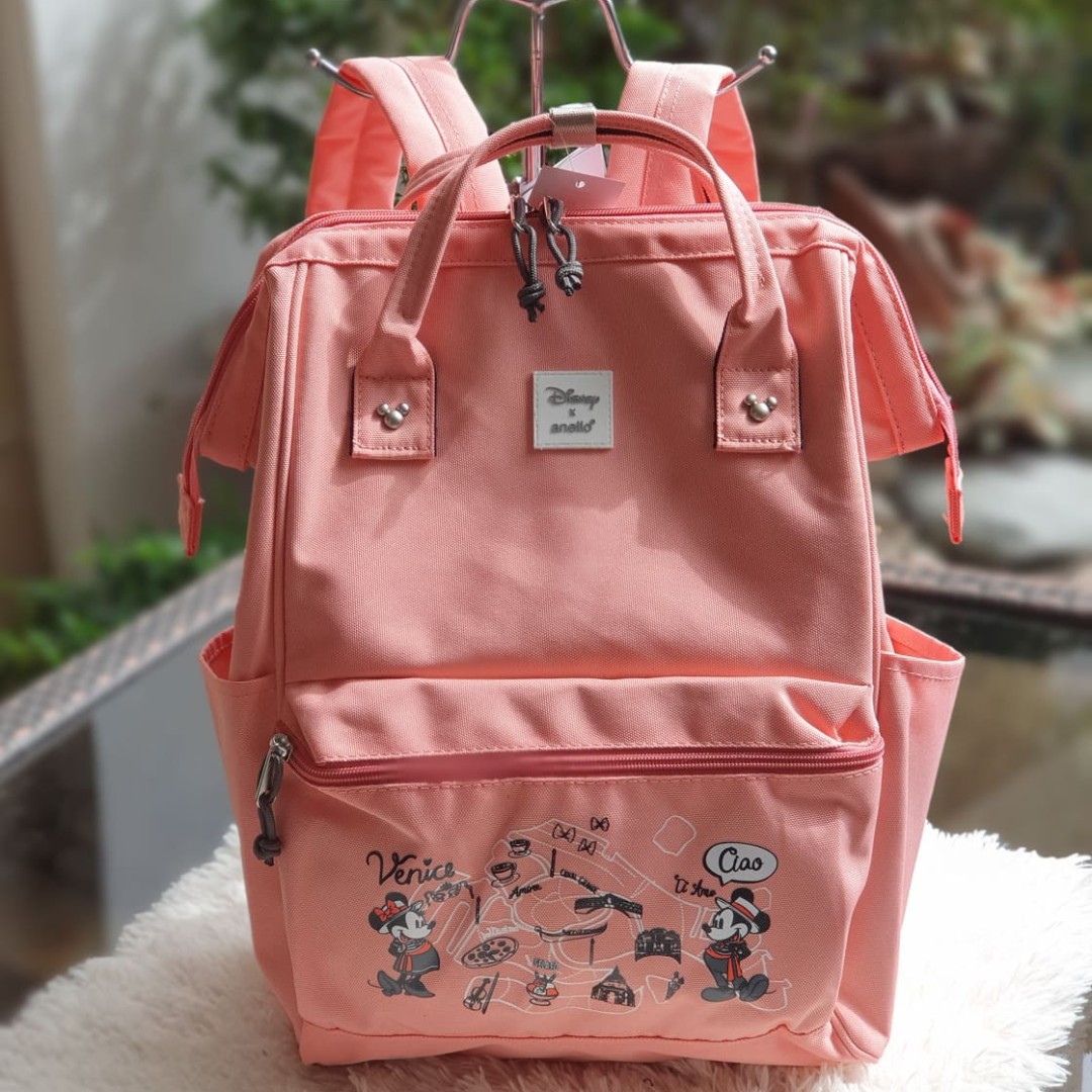 Anello Backpack Large Mini Mickey x Anello DT-G008 - Pink, Women's ...