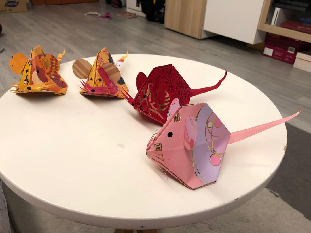 Ang Pow Mouse, Red Packet Mouse, Design & Craft, Handmade Craft on ...