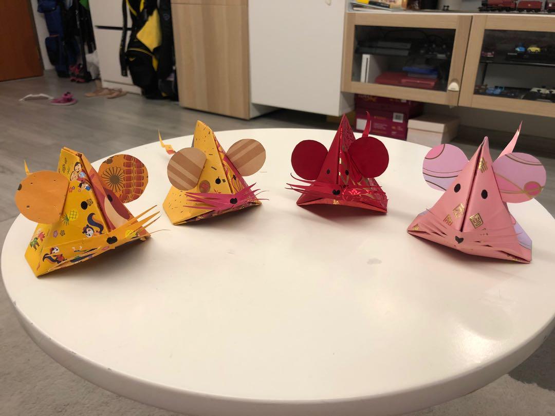 Ang Pow Mouse, Red Packet Mouse, Design & Craft, Handmade Craft on ...