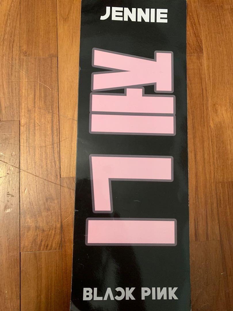 BLACKPINK JENNIE BANNER, Hobbies & Toys, Memorabilia & Collectibles, K ...