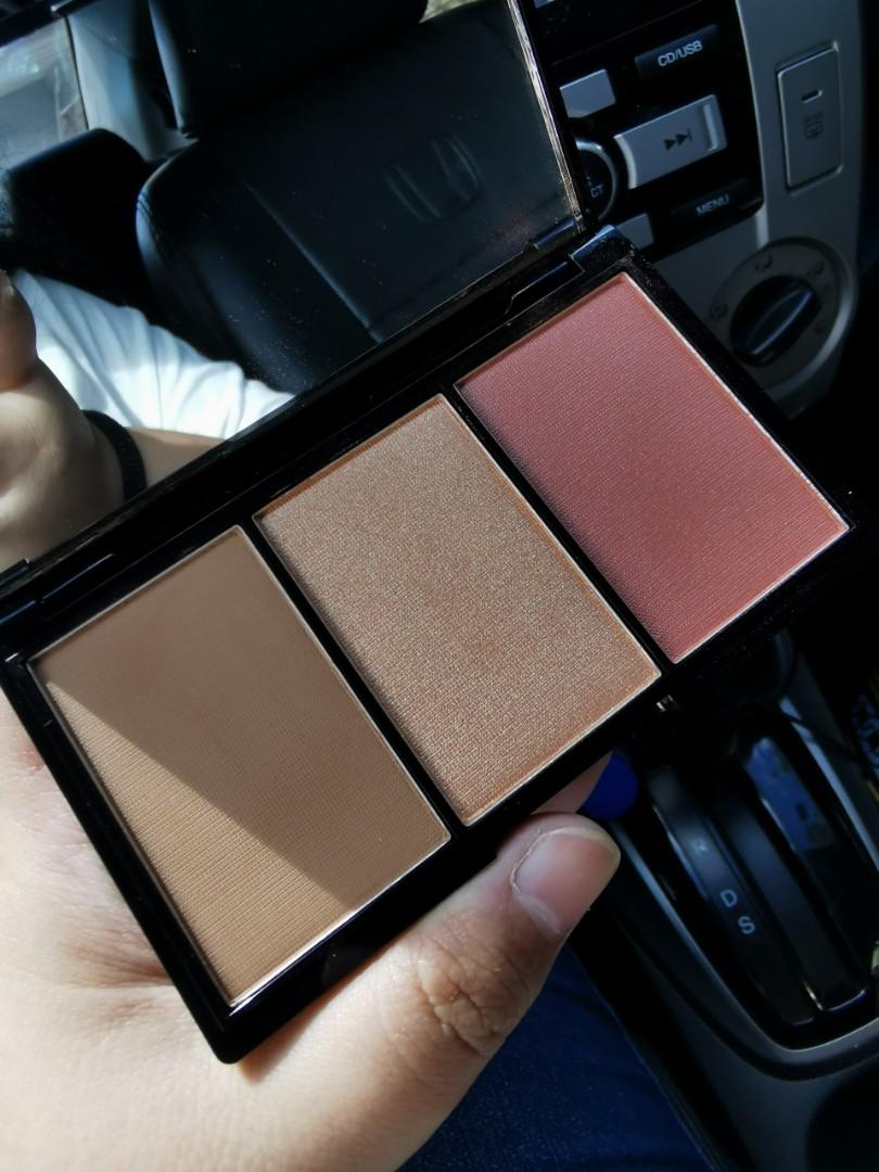 Blk Contour Blush and Highlight Palette, Beauty & Personal Care, Face ...