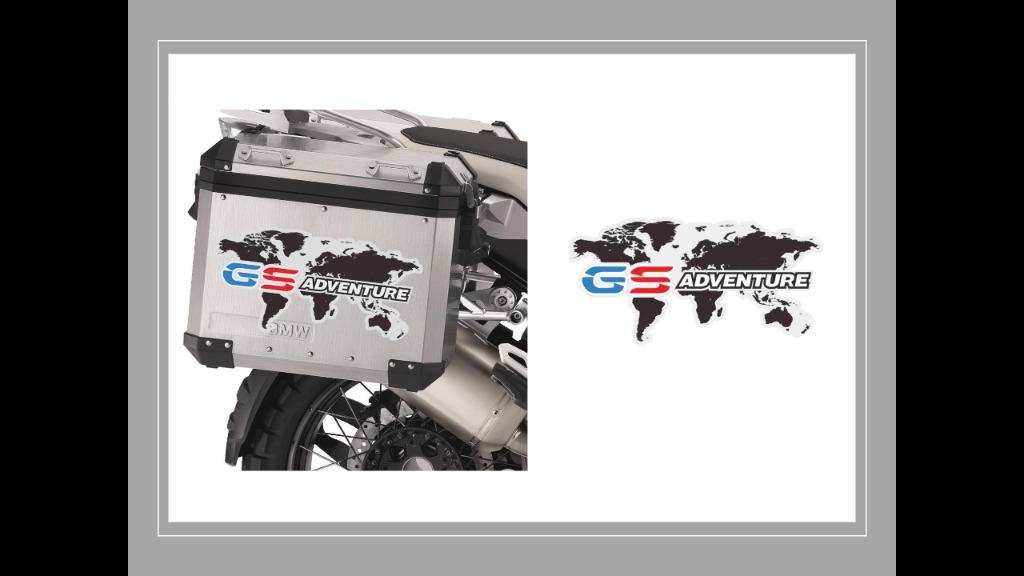 BMW GS GSA 1200 1250 Side Pannier Sticker Decal - 1 Piece, Motorcycles ...