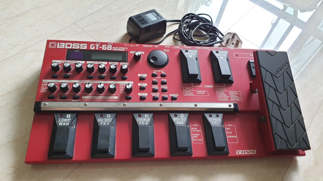 BOSS GT-6B Bass Effect Processor, Hobbies & Toys, Music & Media, Music ...