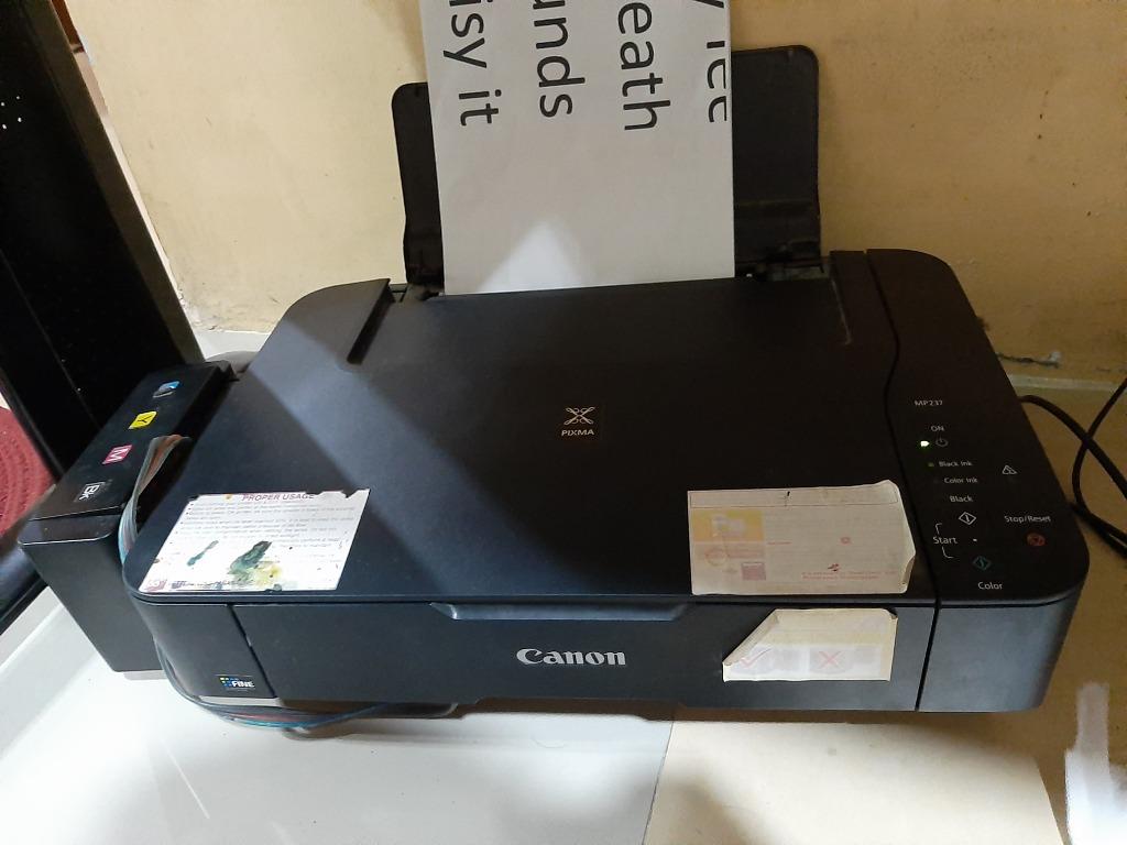 Canon Printer PIXMA MP237 WITH free old HP Printer, Computers & Tech ...