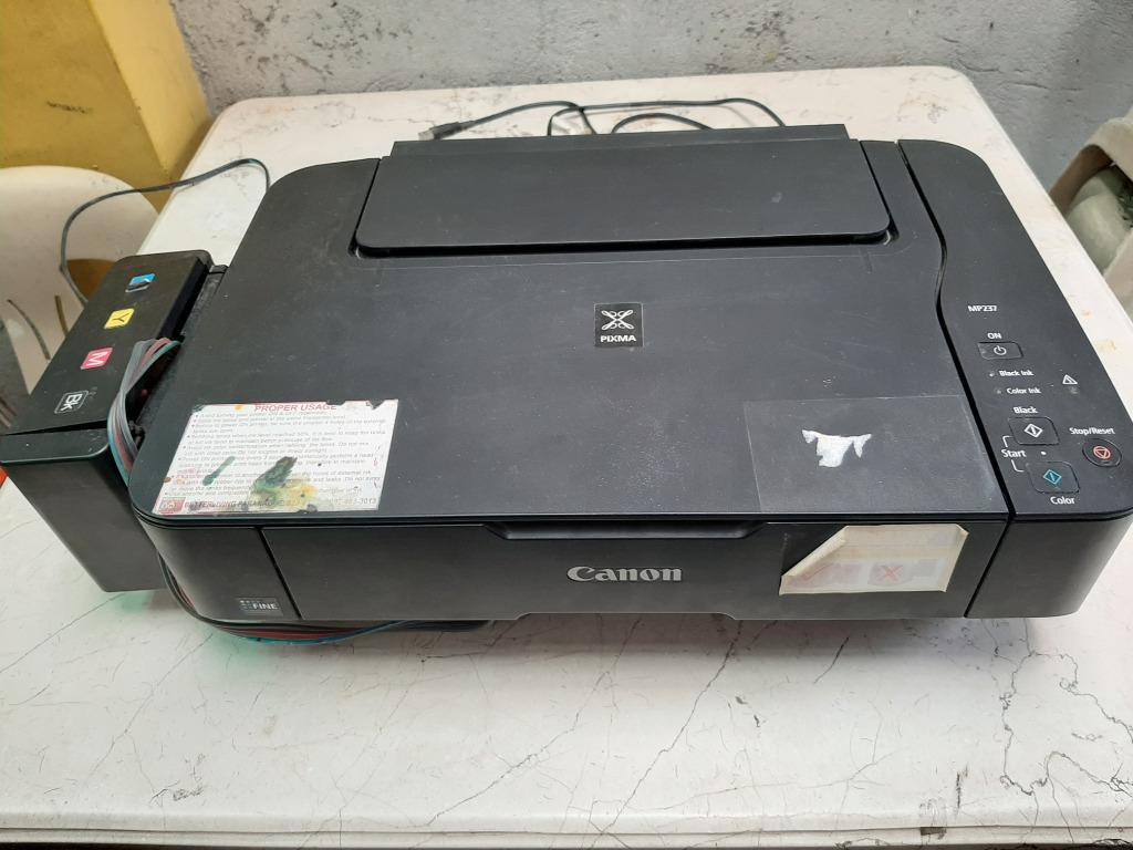 Canon Printer PIXMA MP237 WITH free old HP Printer, Computers & Tech ...