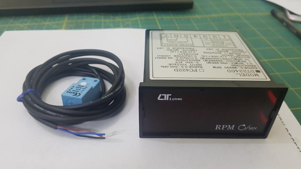 Panel Tachometer, RPM Meter, Digital Tachometer, Inductive Sensor ...