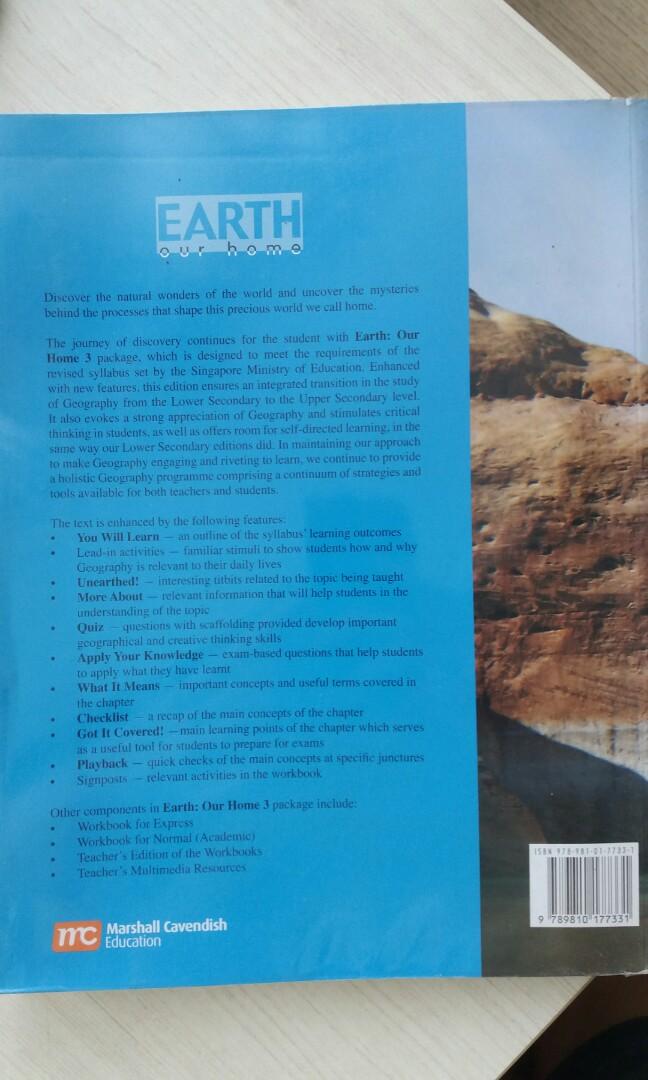 Earth our home full Geography textbook secondary 3, Hobbies & Toys ...