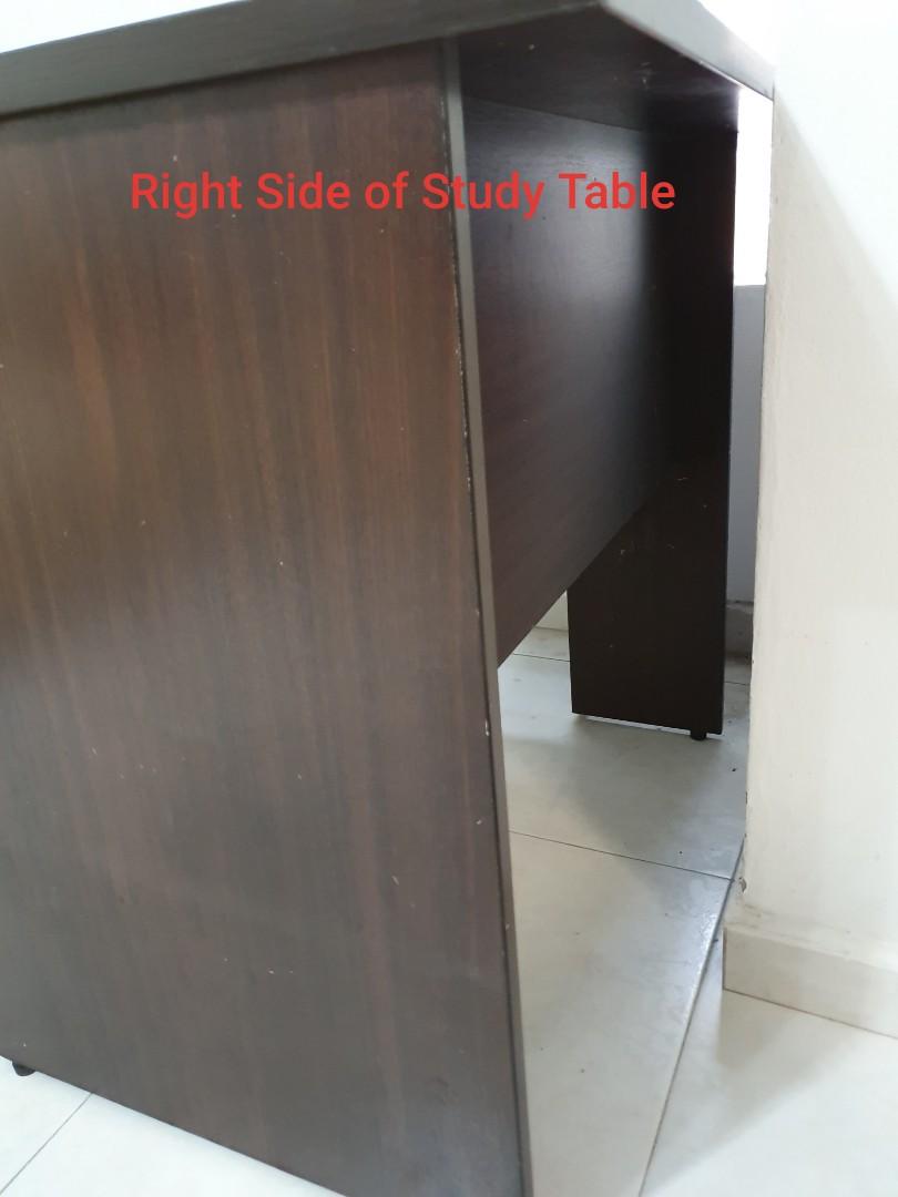Free dark wood Office Table study table, Furniture & Home Living ...