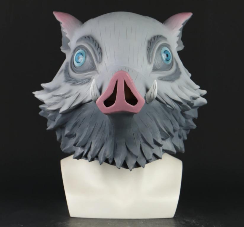 [FREE DELIVERY] Anime Demon Slayer Hashibira Inosuke Mask Wild Boar ...