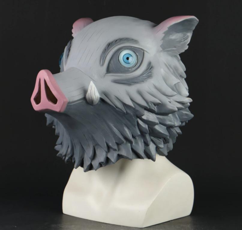 [FREE DELIVERY] Anime Demon Slayer Hashibira Inosuke Mask Wild Boar ...