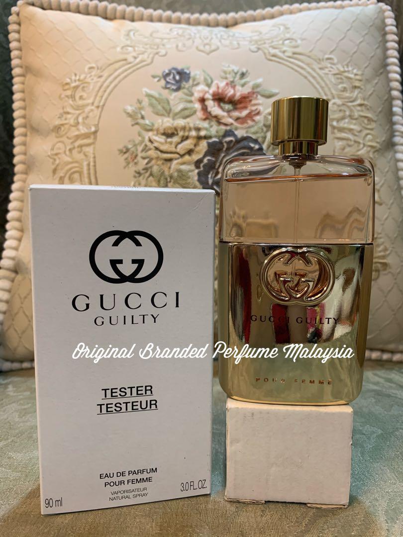 Gucci Guilty Pour Femme 90ML EDP Tester Unit, Beauty & Personal Care ...