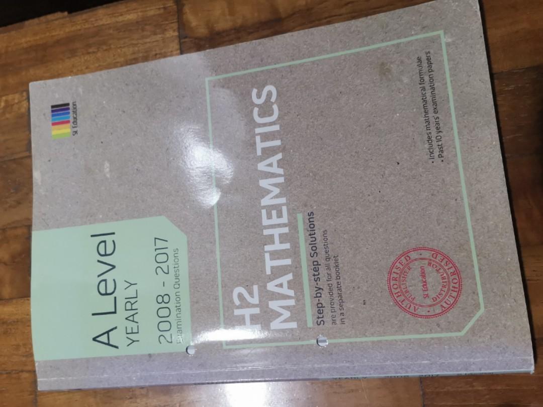 H2 Math A Level Yearly TYS, Hobbies & Toys, Books & Magazines ...