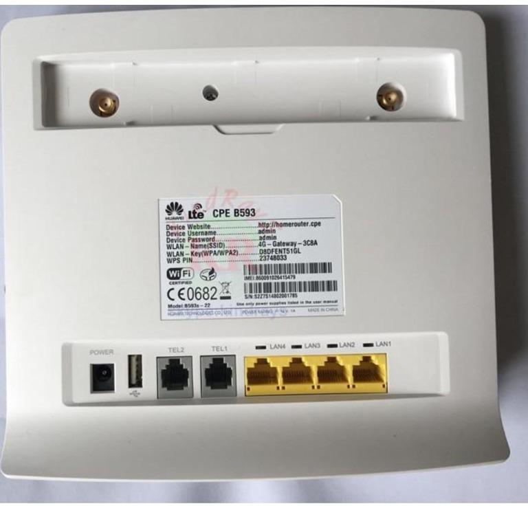 HUAWEI B593s-22 Wireless Broadband 4G Router (new), Computers & Tech ...
