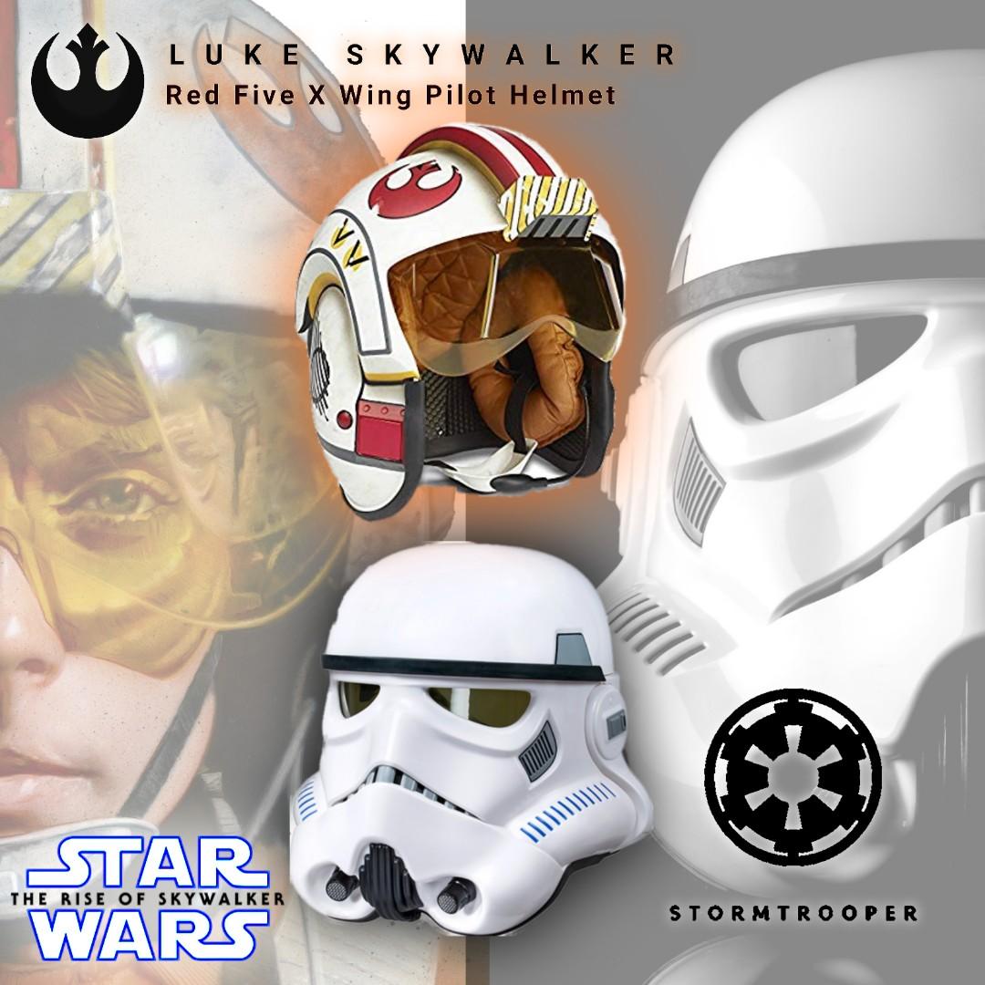 Imperial Stormtrooper Electronic Voice Changer Helmet + Luke Skywalker ...