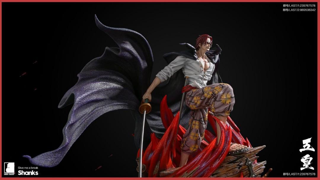 [PO] LAST SLEEP One Piece Statue Red Hair Shanks, Hobbies & Toys, Toys ...